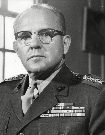 General David M Shoup Commandant Us Editorial Stock Photo - Stock Image ...