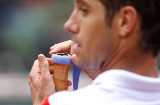Richard Gasquet France Regroups His Racquet Editorial Stock Photo ...