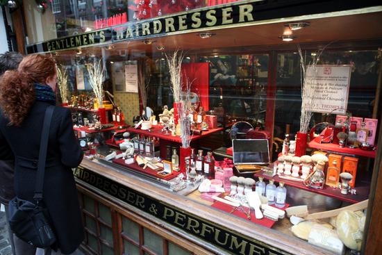 Window Display Geo F Trumper Barbers Editorial Stock Photo - Stock ...