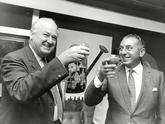 Lr Sir Peter Allen Joe Hyman Editorial Stock Photo - Stock Image ...