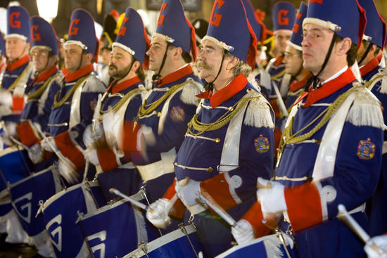 Basque Men Wearing Traditional Military Uniforms Editorial Stock Photo ...