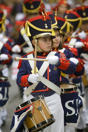 Young Basque Children Wearing Colourful Traditional Editorial Stock ...
