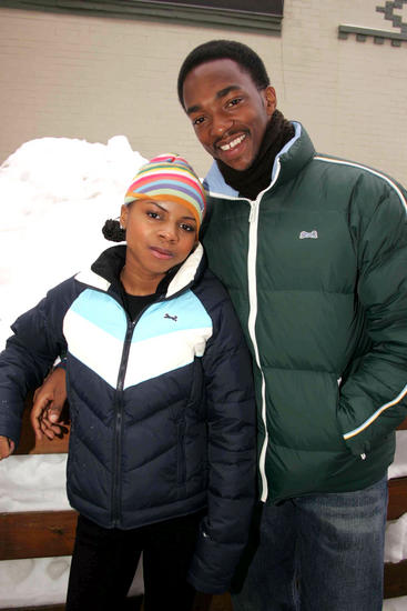 Shareeka Epps Anthony Mackie Promoting Film Editorial Stock Photo ...