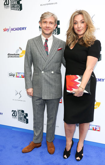 Martin Freeman Tracyann Oberman Editorial Stock Photo - Stock Image ...