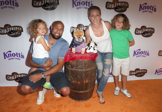 Hank Baskett Kendra Wilkinson Alijah Baskett Editorial Stock Photo ...