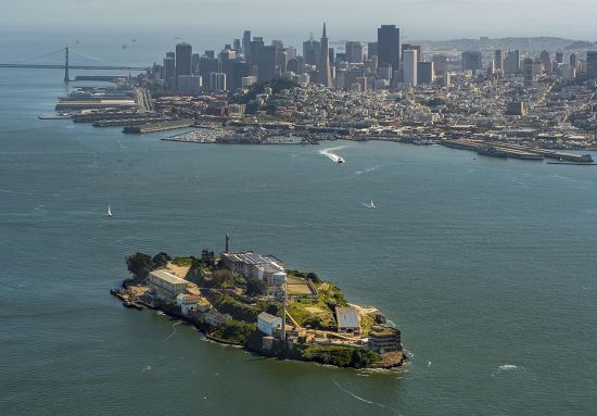 Aerial View Alcatraz Alcatraz Prison Island Editorial Stock Photo ...