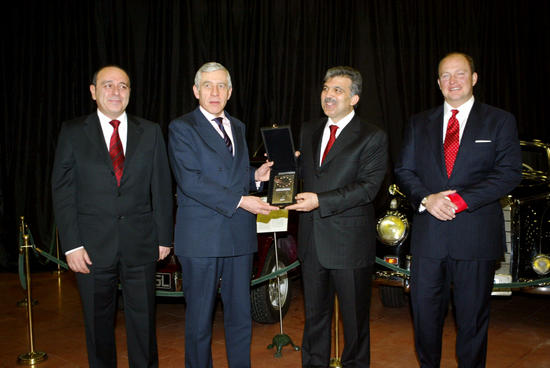 Businessman Omer Sabanci Jack Straw Turkish Editorial Stock Photo ...