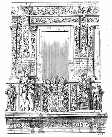 Historical Architectural Illustration 19th Century 1873 Editorial Stock ...