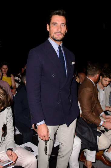 David Gandy Front Row Editorial Stock Photo - Stock Image | Shutterstock