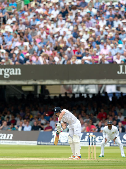 Englands Nick Compton Bats Front Compton Editorial Stock Photo - Stock ...