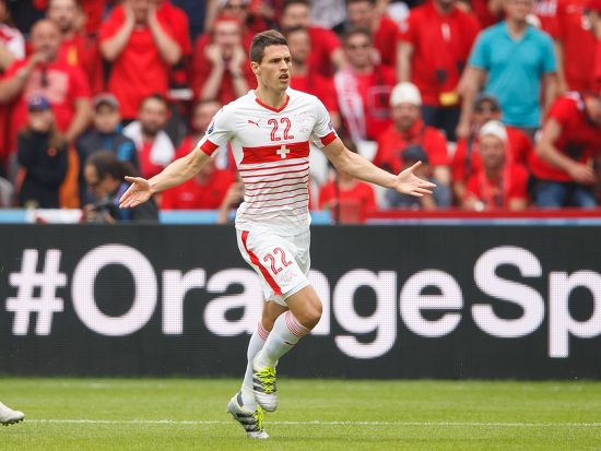 Fabian Schar Switzerland Celebrates Scoring Goal Editorial Stock Photo ...
