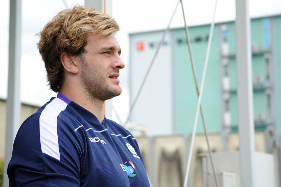 Richie Gray Scotland Lock Scotland Rugby Editorial Stock Photo - Stock ...