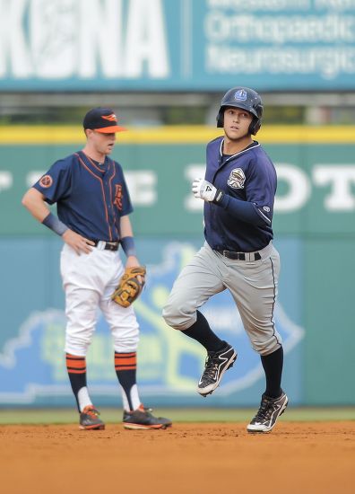 Lake County Captains Outfielder Connor Marabell Editorial Stock Photo ...