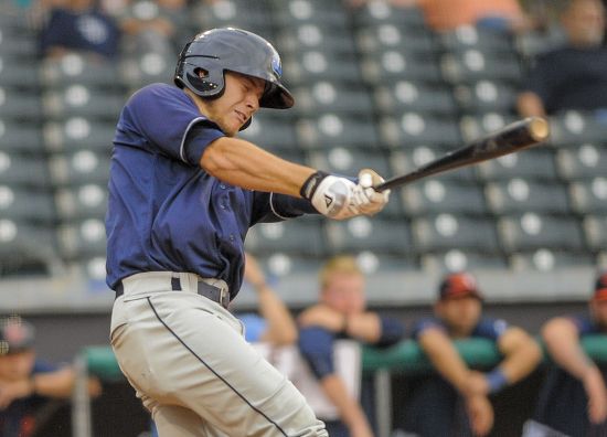 Lake County Captains Outfielder Connor Marabell Editorial Stock Photo ...