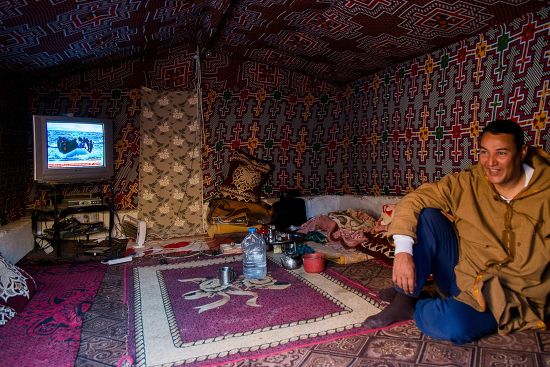 Man Inside Haime While Tv Shows Editorial Stock Photo - Stock Image ...