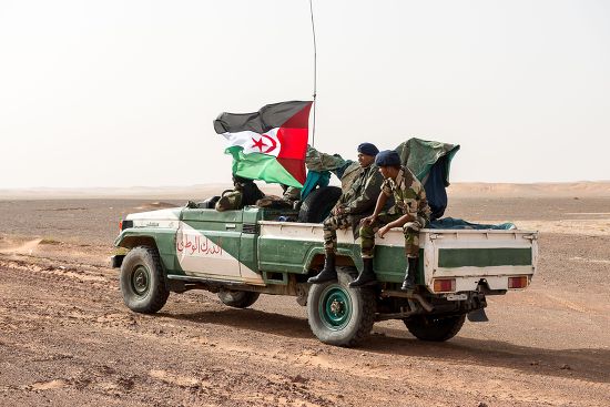 Sahrawi Arab Democratic Republic Sadr Patrol Editorial Stock Photo ...