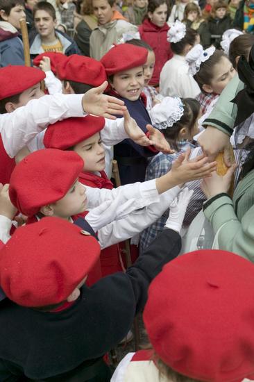 Basque Children Enjoy Chance Dress Celebrate Editorial Stock Photo ...
