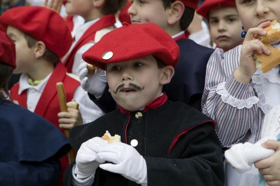 Basque Children Enjoy Chance Dress Celebrate Editorial Stock Photo ...