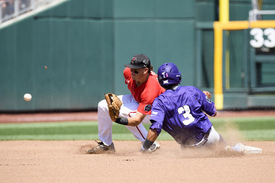 Tcu Third Baseman Elliott Barzilli 3 Editorial Stock Photo - Stock ...