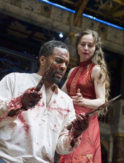 Ray Fearon Macbeth Tara Fitzgerald Lady Editorial Stock Photo - Stock ...