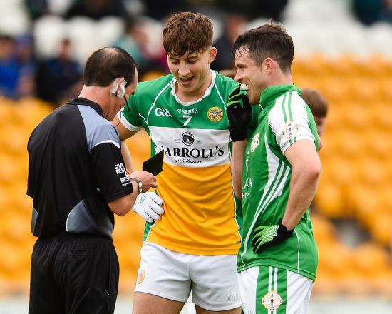 Offalys Joey Oconnor Referee David Coldrick Editorial Stock Photo ...