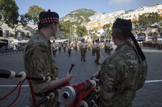 Soldiers Royal Gibraltar Regiment Take Part Editorial Stock Photo ...
