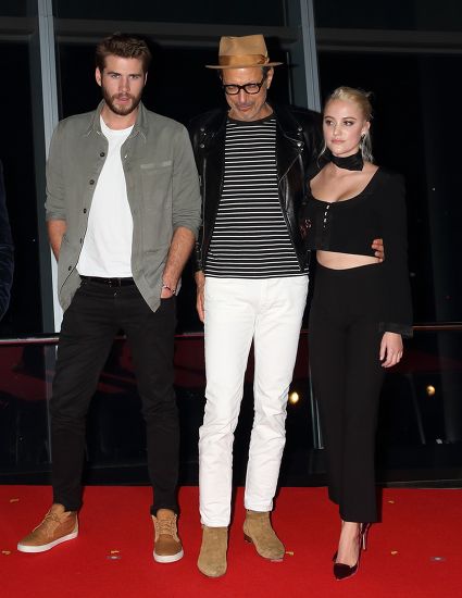 Liam Hemsworth Jeff Goldblum Maika Monroe Editorial Stock Photo - Stock ...