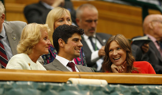 Alistair Cook His Wife Alice During Editorial Stock Photo - Stock Image ...