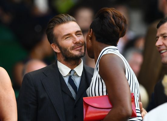 David Beckham Denise Lewis During Day Editorial Stock Photo - Stock ...