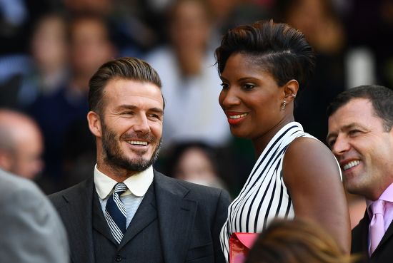 David Beckham Denise Lewis During Day Editorial Stock Photo - Stock ...