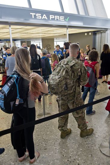 Tsa Pre Lines Registration Center Dulles Editorial Stock Photo - Stock ...