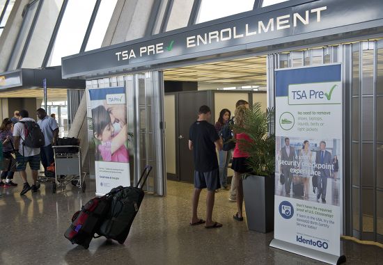 Tsa Pre Lines Registration Center Dulles Editorial Stock Photo - Stock ...