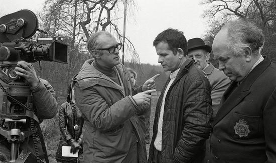 Behind Scenes Ian Holm Liam Redmond Editorial Stock Photo - Stock Image ...