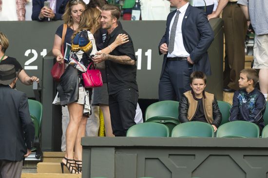 Mika Federer David Beckham Cruz Beckham Editorial Stock Photo - Stock ...