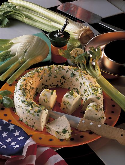 Cream Cheese Ring Vegetables Gorgonzola Usa Editorial Stock Photo ...