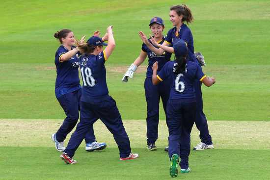 Essex Players Celebrate Wicket Sam Betts Editorial Stock Photo - Stock ...