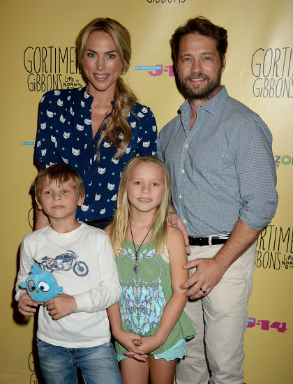 Jason Priestley Wife Naomi Lowdepriestley Kids Editorial Stock Photo ...