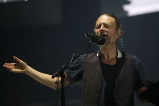 Radiohead Lead Singer Thom Yorke Editorial Stock Photo - Stock Image ...