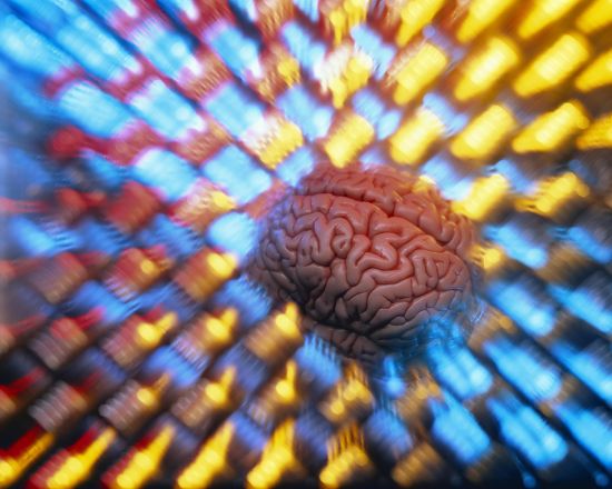 Brain Distorted Abstract Illustration Symbolic Image Editorial Stock ...