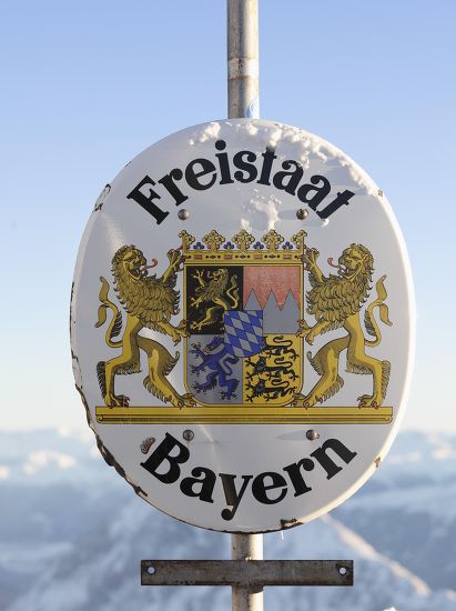 Sign Freistaat Bayern Free State Bavaria Editorial Stock Photo - Stock ...