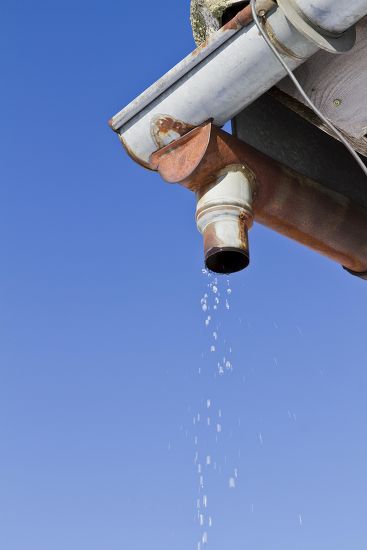 Rain Gutter Melting Water Alp Spicher Editorial Stock Photo - Stock ...