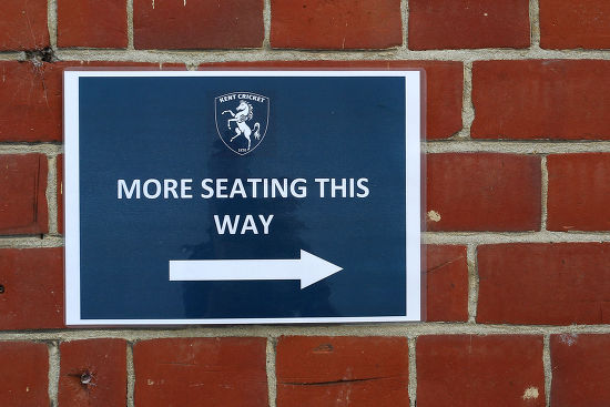 Sign Indicates That More Seating Available Editorial Stock Photo ...