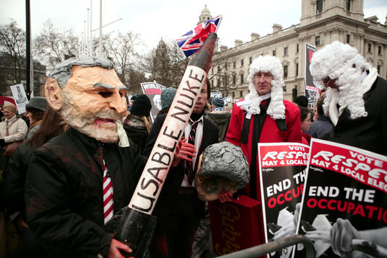 Demonstrator Wearing George W Bush Mask Editorial Stock Photo - Stock ...