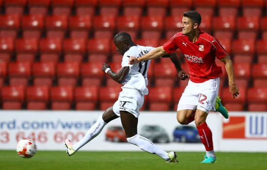Modou Barrow Swansea City Scores Goal Editorial Stock Photo - Stock ...
