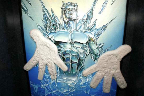 Iceman Real Ice Hands Editorial Stock Photo - Stock Image | Shutterstock
