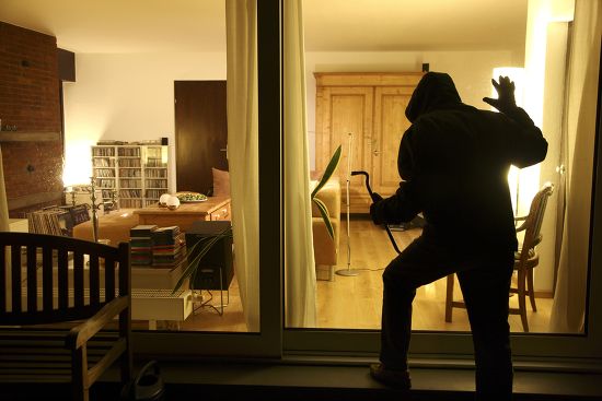 Model Released Burglar Wants Forcefully Enter Editorial Stock Photo ...