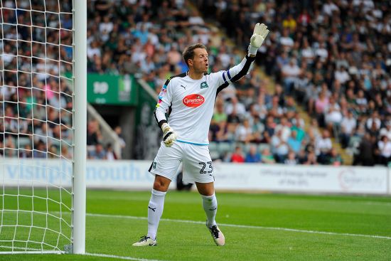 Plymouth Argyle Goalkeeper Luke Mccormick 23 Editorial Stock Photo ...