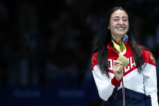 Yana Egorian Gold Medal Russia During Editorial Stock Photo - Stock ...