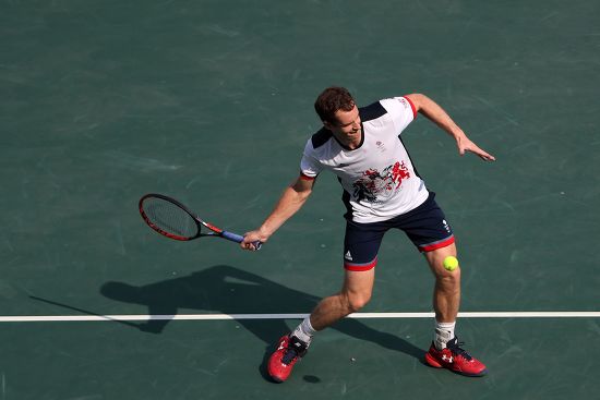 Andy Murray Team Gb Celebrates His Editorial Stock Photo - Stock Image ...
