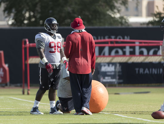 Houston Texans Nose Tackle Dj Reader Editorial Stock Photo - Stock ...